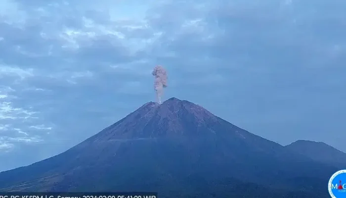 Gunung Semeru Erupsi 29 Maret 2026, Status Masih Level III Siaga PVMBG ...